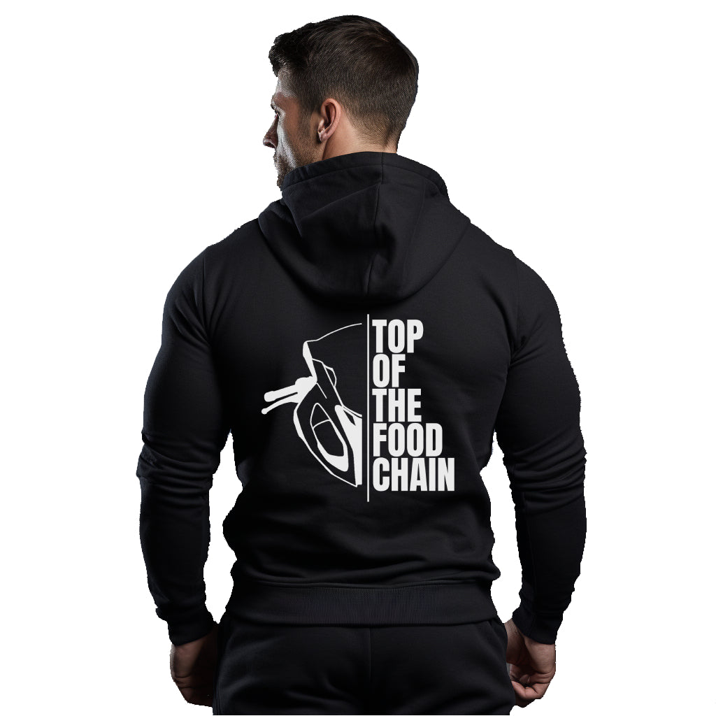BMW S1000RR Top of Food Chain Hoodie for Bikers | RIDE CODE Apparel